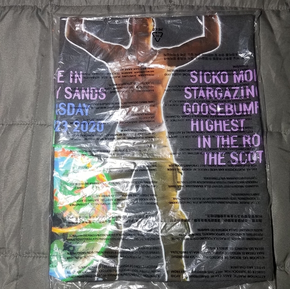 Cactus Jack | Shirts | Cactus Jack X Travis Scott X Back Bling Tshirt ...